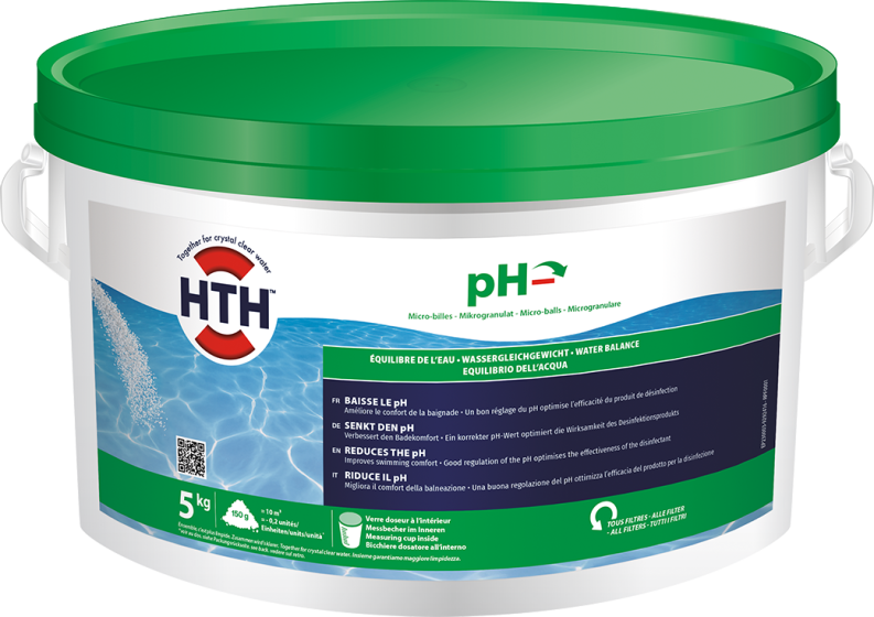 hth pH Minus Mikro-Granulat, 5 kg EIGENSCHAFTEN